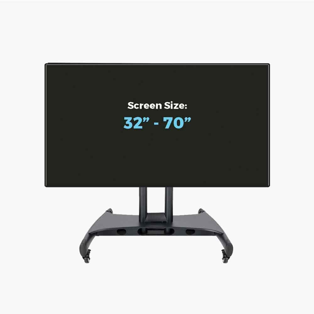 Mobile TV Stand T9 Confidence Stand Single 32"-70" Screen - AVIQ Singapore